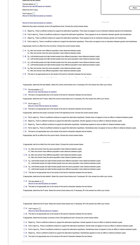 data and two way anova resultsdata and two way anova