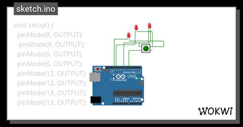 Tombol Wokwi Esp32 Stm32 Arduino Simulator