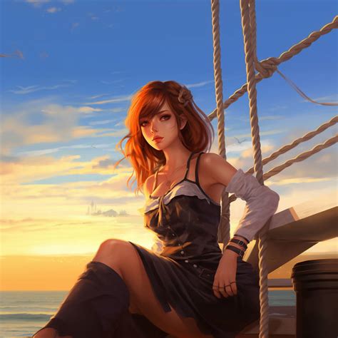 Cute Pirate Anime Girl By Cells200 On Deviantart