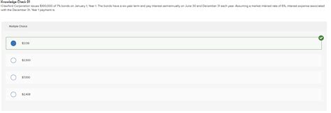 Solved Knowledge Check 01 ﻿with The December 31 ﻿year 1