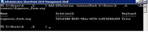 List Of Sharepoint 2010 Management Shell Commands Ashokthati