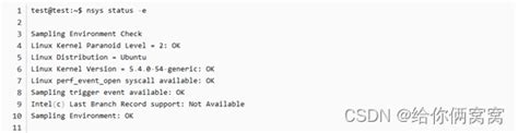 Nsight Systems简介与安装方法 Csdn博客