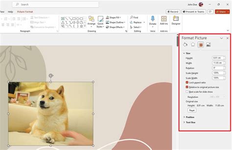 How To Resize An Image In Powerpoint Vegaslide