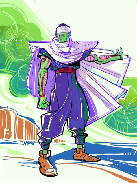 Safebooru 1boy Alien Antennae Bald Biceps Cape Colored Skin Dougi