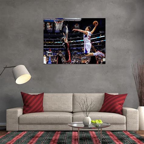 Blake Griffin Behang Dunk V0290 Blake Griffin Posterizes Kendrick