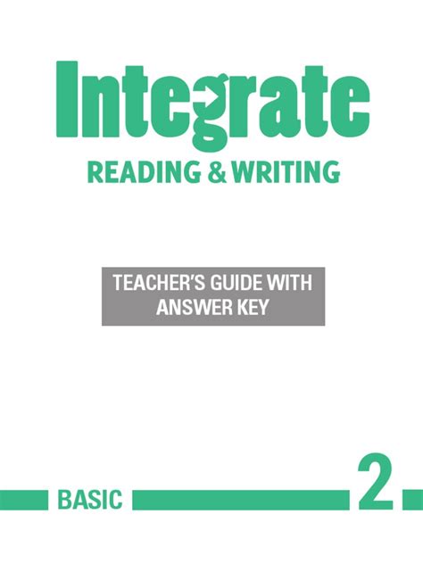 Integrate Reading Writing Basic 2 Tg Pdf Reading Comprehension