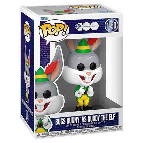Funko Pop Animation Bugs Bunny As Buddy The Elf 1450 Pernalonga Como