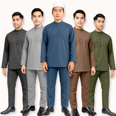 Melayu Slim Fit Traditional Wear For Men Exclusive Design Premium Baju