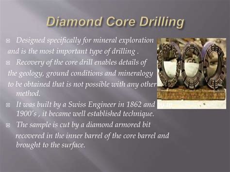 Drilling And Core Logging Pptx