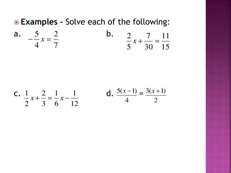Ppt Solving Linear Equations In One Variable Powerpoint Presentation
