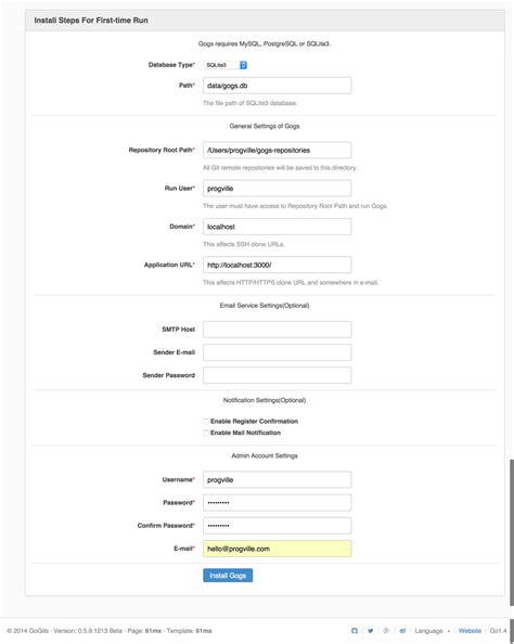 Gogs Setting Up Self Hosted GitHub Clone Dev Zine