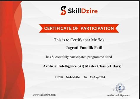 Jagruti Patil On Linkedin Skilldzire Python Ai Learning 10 Comments