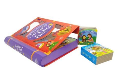 Box Livro Meu Primeiro Tesouro Bíblico 6 Und Pqninos