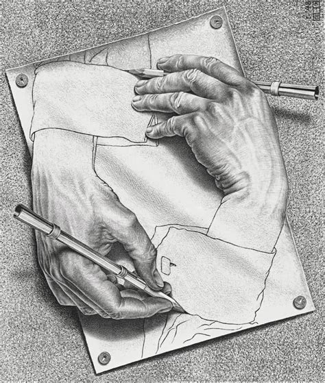 Escher Drawing Hands Escher Drawing Hands Escher Drawings Escher Art