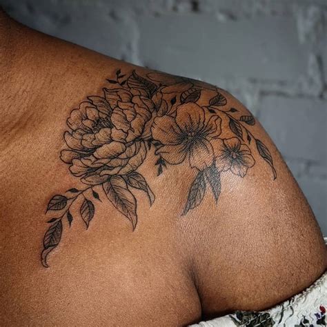 Flower Shoulder Tattoos Designs Best Flower Site