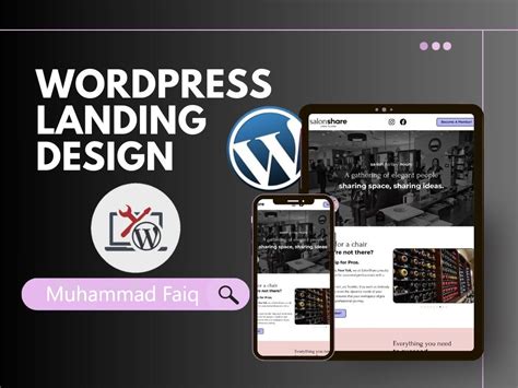 wordpress landing page web design responsive landing page expert