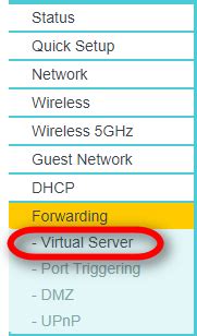 How To Enable Port Forwarding Using A TP Link Modem SpinTel Knowledgebase