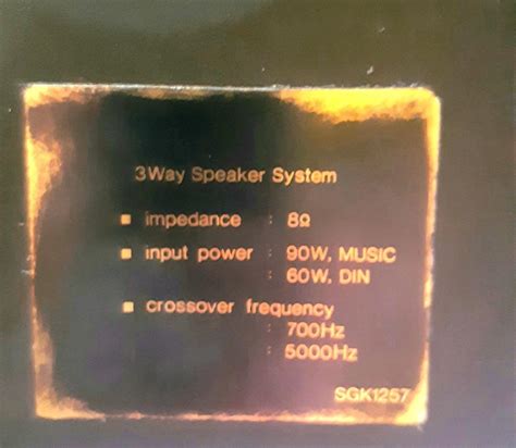 Technics 3way Speaker Audio Soundbars Speakers Amplifiers On Carousell