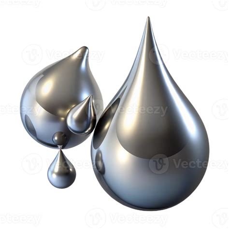 Dramatic Artistic Extraordinary Minimalist Liquid Mercury Droplets Morphing And Merging With A