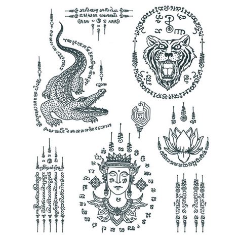 Solomon Thai Tattoos Elephant Temporary Tattoo Set Of 3 Tatteco