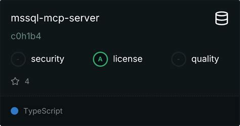 score mssql mcp server glama