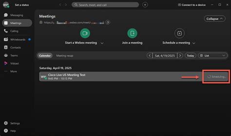 Solucionar Problemas Do Webex Desktop Error Meeting Not Scheduled Falha Na Criação Cisco