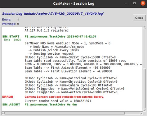 Camera Sensors Cant Get Symbols From External Library Coding