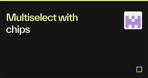 Multiselect With Chips Codesandbox