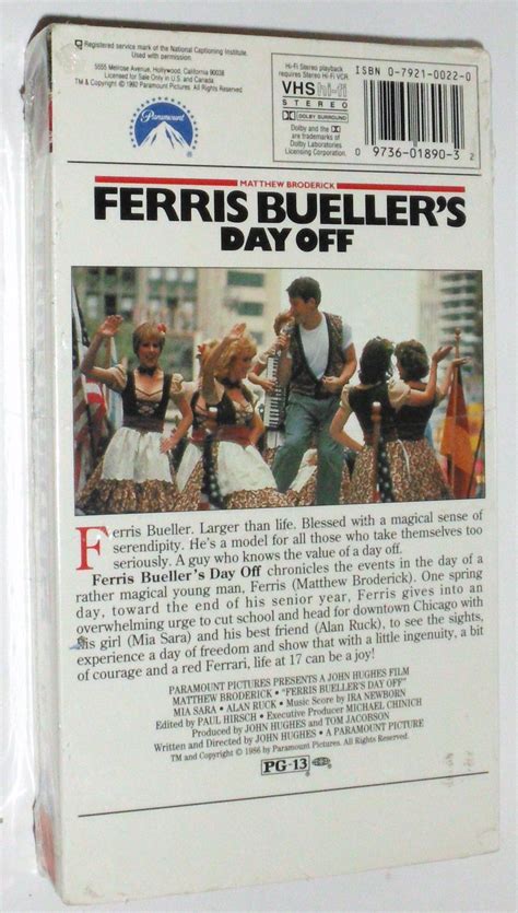 Mua Ferris Buellers Day Off Vhs Ferris Buellers Day Off Vhs Vhs