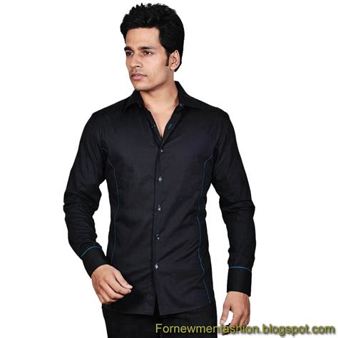 Black Color Shirts Trend ~ For New Men Fashion