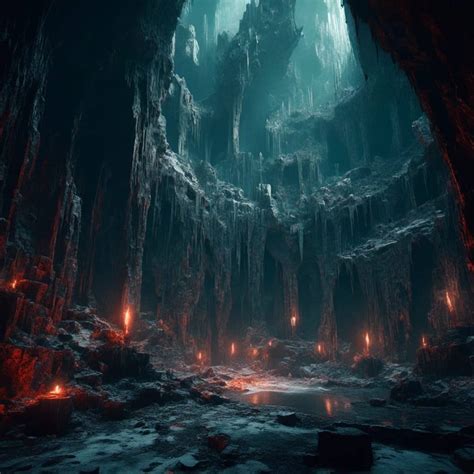 Haunted Ancient Cavern By Xaviervisionaiart On Deviantart