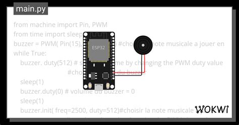 Buzzer Wokwi Esp32 Stm32 Arduino Simulator