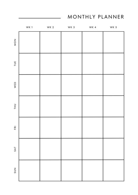 Free And Customizable Grid Templates Worksheets Library