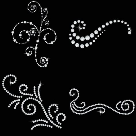 Diamond Swirls Rhinestone Clipart Diamonds Clip Art Diamond Decor