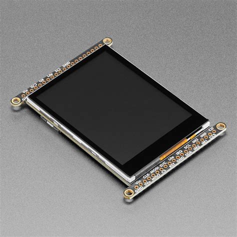 2 8 Tft Lcd With Cap Touch Breakout Board W Microsd Socket Eyespi Connector The Pi Hut