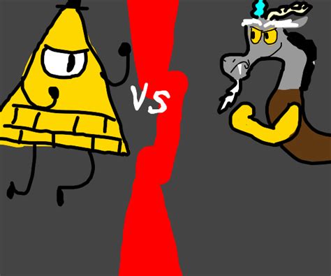 Bill Cipher Vs Discord Mlp Drawception