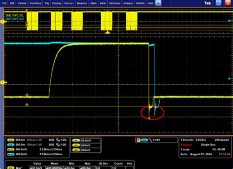 tmp275 tmp275 sda scl under shoot spec sensors forum sensors ti e2e support forums