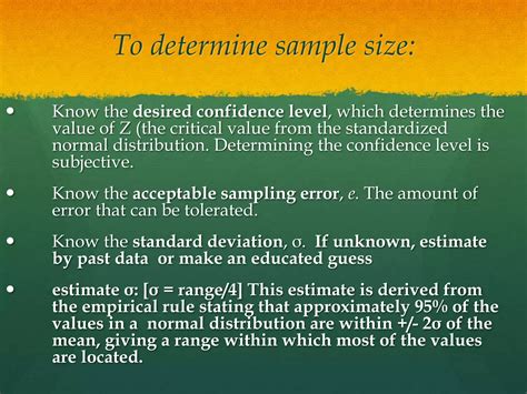 Point And Interval Estimation Pptx