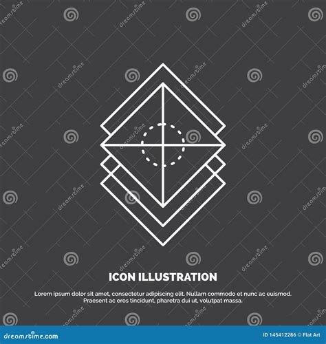Arrange Design Layers Stack Layer Icon Line Vector Symbol For Ui