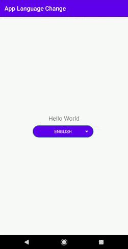 How To Change Whole App Language In Android Programmatically