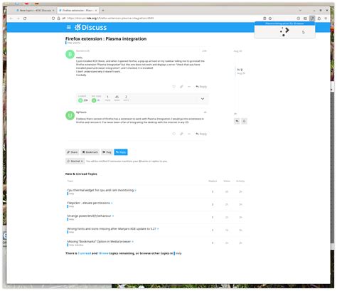 Firefox Extension Plasma Integration Help Kde Discuss
