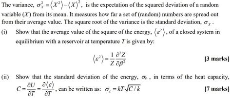 Solved The variance o x² x is the expectation of Chegg
