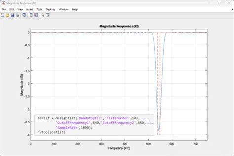 Notch Filter MATLAB Simulink
