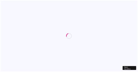 Loading Animation Codesandbox
