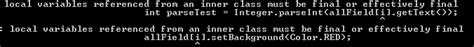 Java Referencing From An Inner Class Stack Overflow