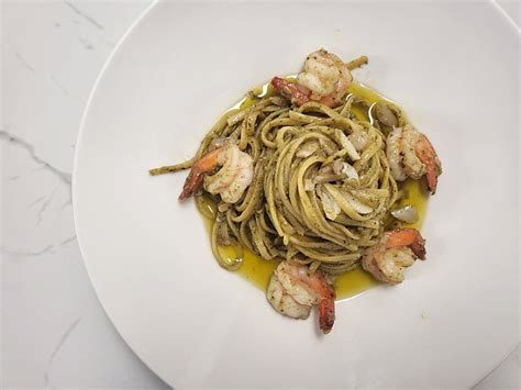 바질파스타 만들기 링귀니면을 넣어 만든 바질페스토 요리