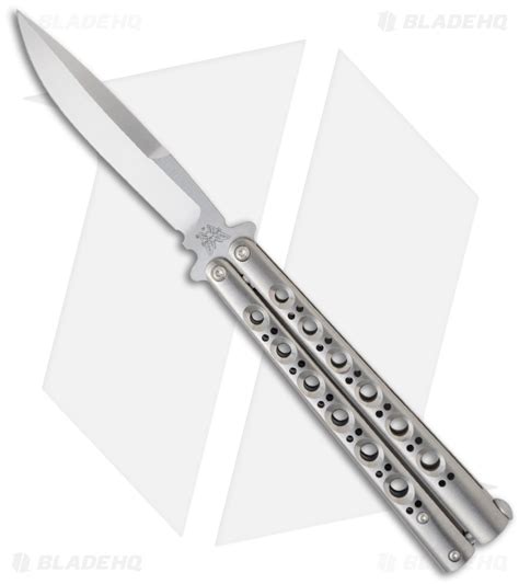 Benchmade 42 Balisong Knife Titanium Butterfly Knife Spring Latch