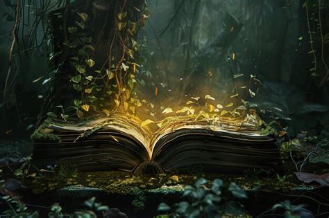 Ai Generative Fantasy Story Book Premium Ai Generated Image
