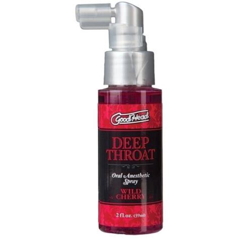 Goodhead Good Head Deep Throat Oral Sex Numbing Spray Wild Cherry 2 Oz