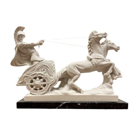 Roman Chariot Sculpture Ancient Greek Olympic Games Chariot Racing